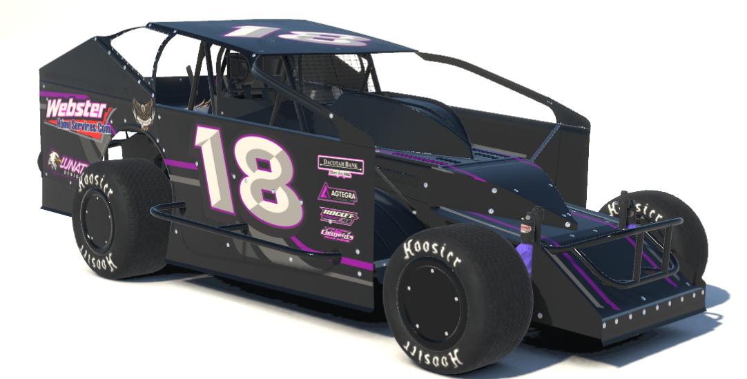 Ray Crews #18 Lunatic Racing Dirt Big Block Modified by Keagan B ...