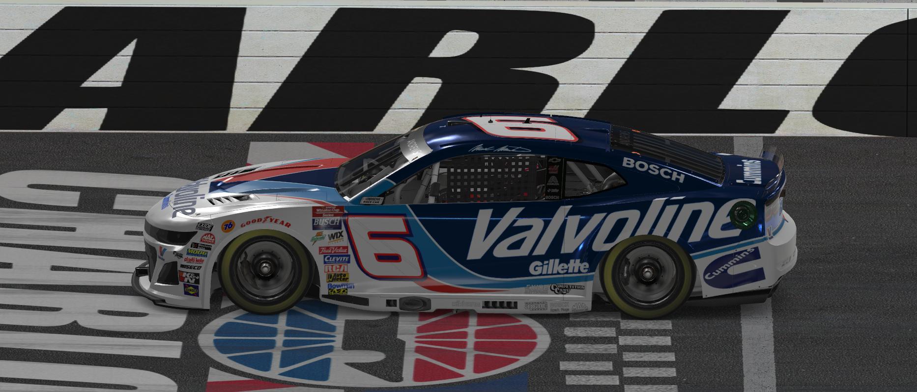 Valvoline #6 Mark Martin - 2022 Metallic Blue Chrome by Jeff Andrews ...