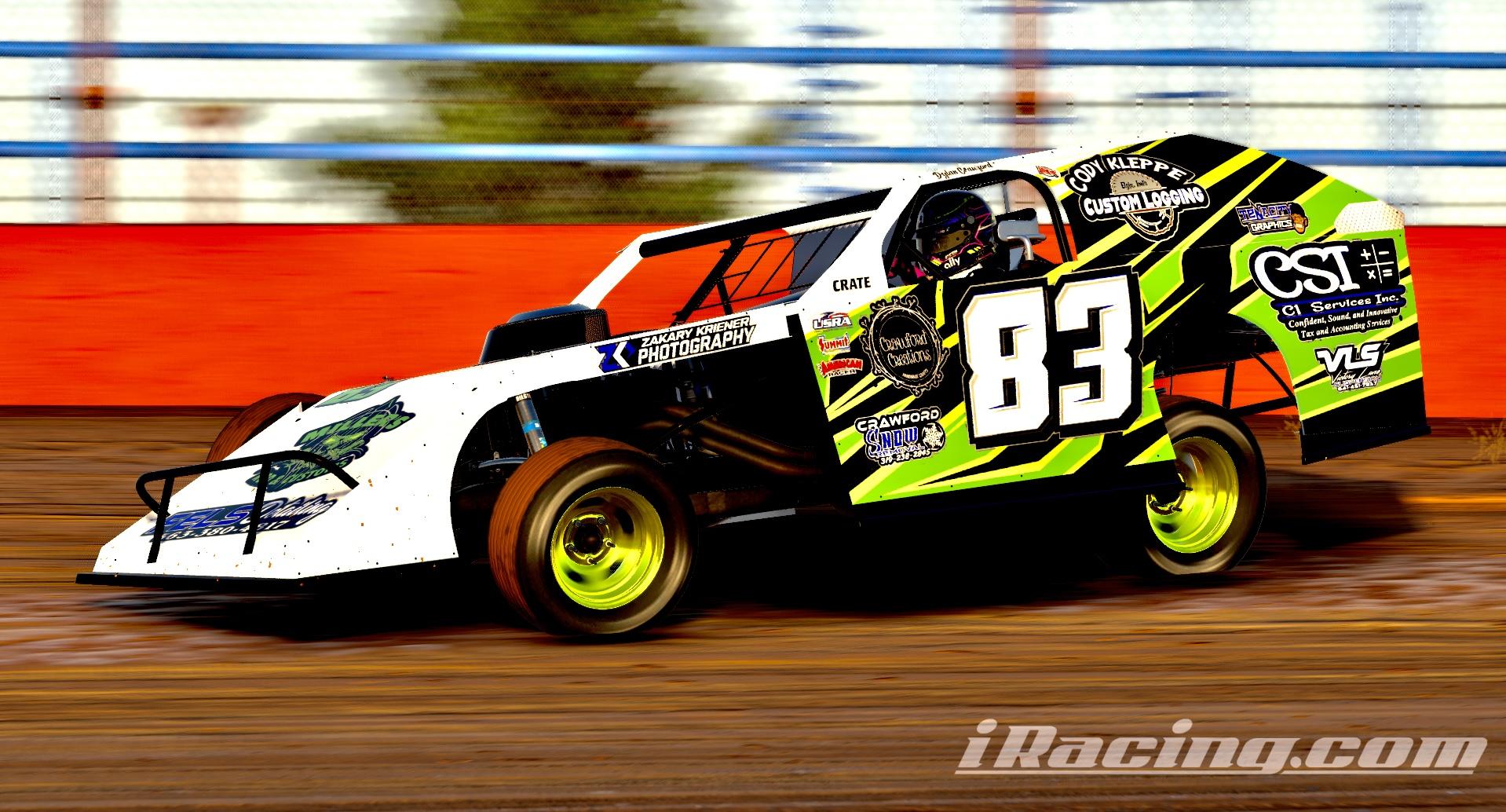 2023 Dylan Crawford USRA B-Mod Custom Number by Logan Monteith ...