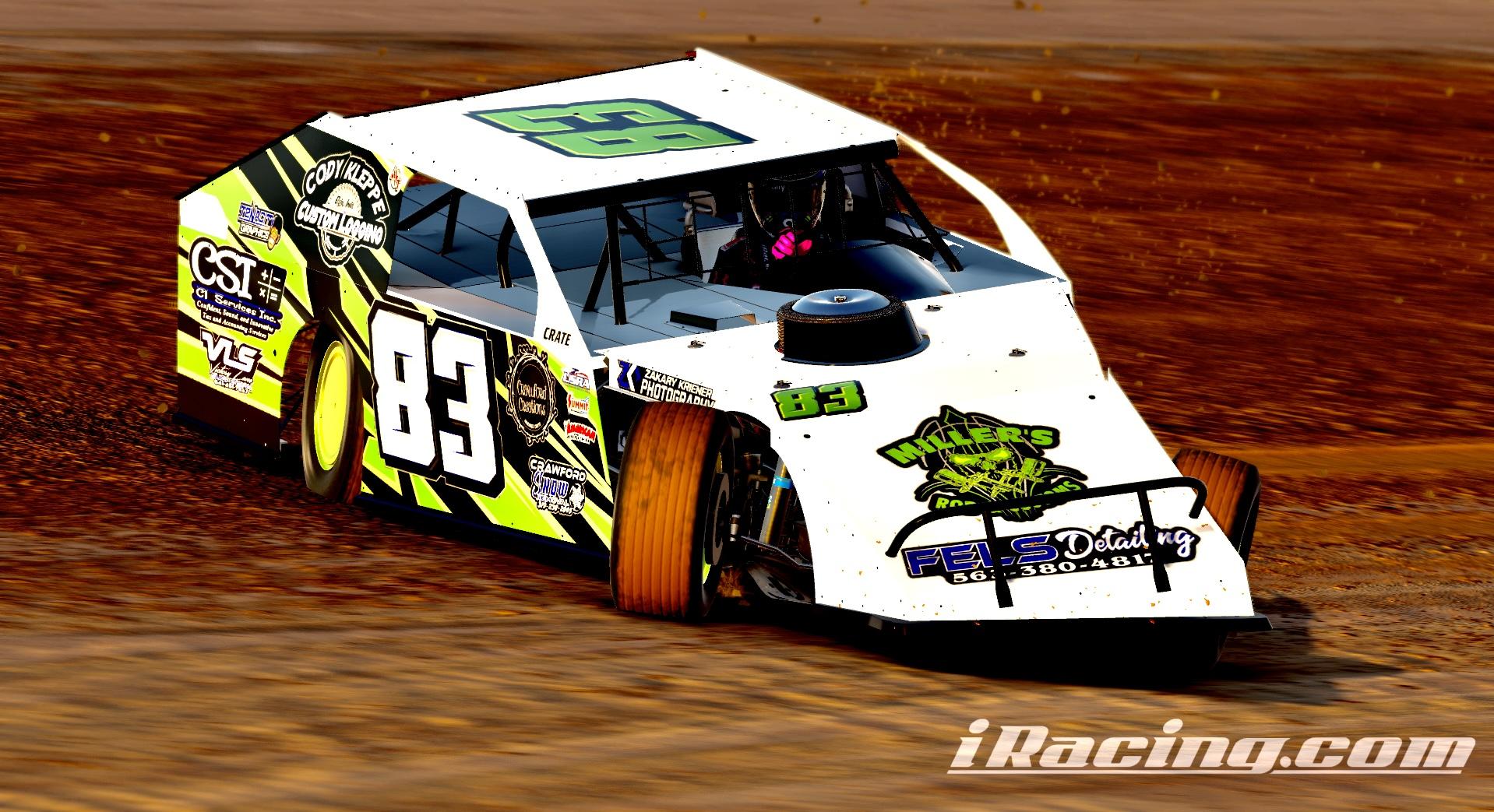 2023 Dylan Crawford USRA B-Mod Custom Number by Logan Monteith ...