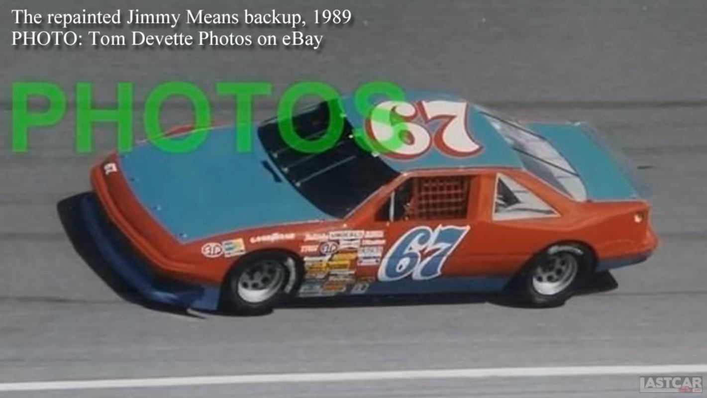 Mickey Gibbs 1989 Daytona practice car by Lane Tidwell - Trading Paints