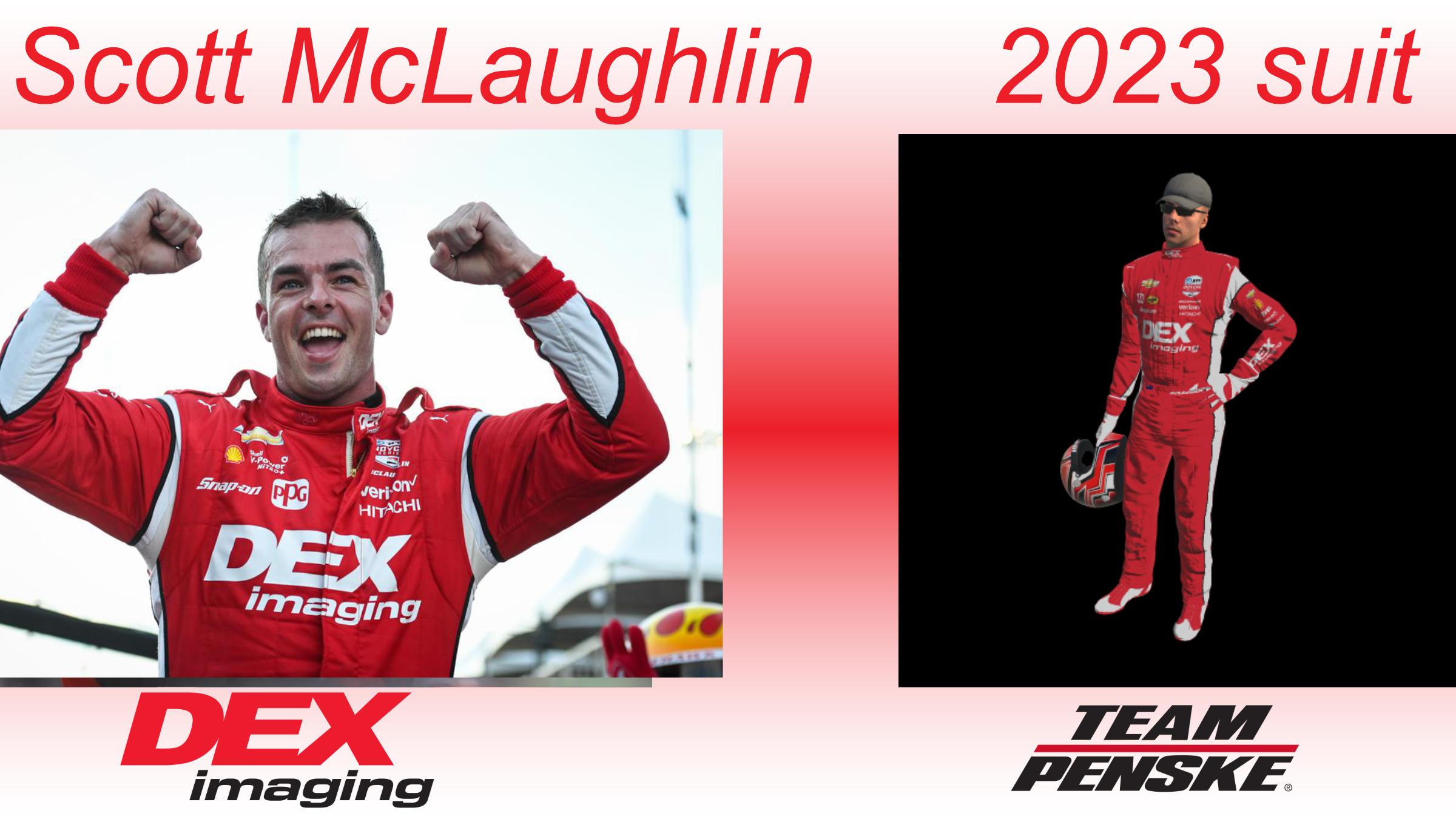 Scott McLaughlin 2023 Dex Imaging Suit by Steven Meehan - Trading Paints