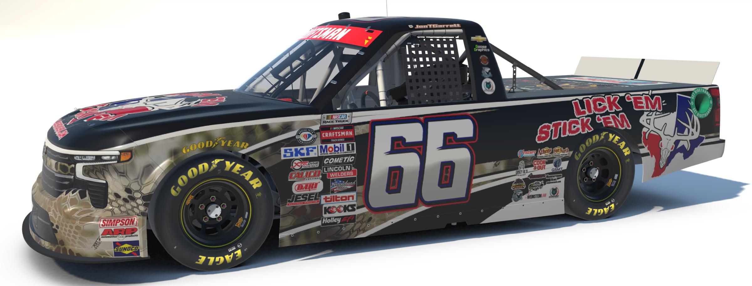 Jon Garrett Lick em Stick em #66 Chevy Silverado by Jon Gutekunst ...