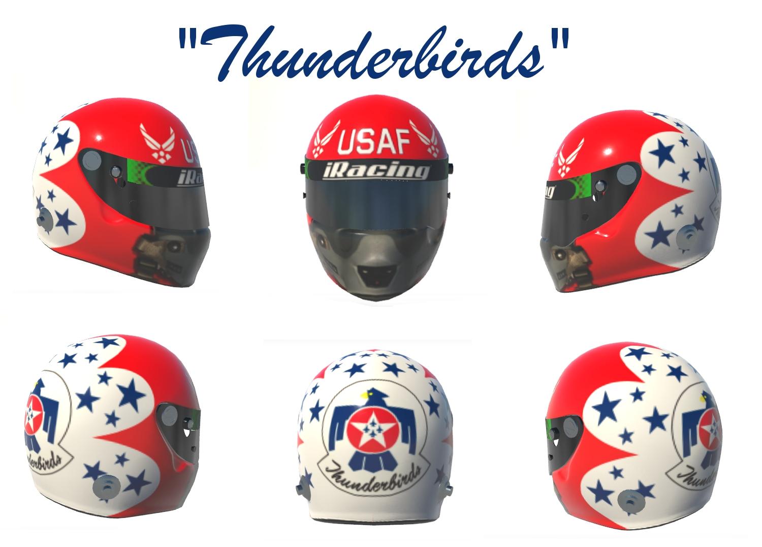 Helmet2019 Thunderbird by Don Craig - Trading Paints