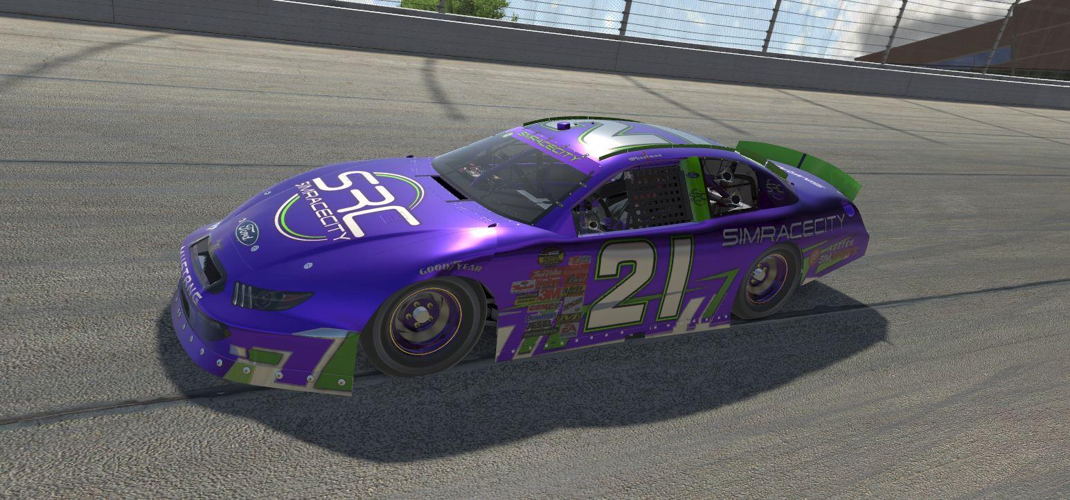 Sim Race City: Ford Mustang: Gen 4 & ARCA by JW Salyers - Trading Paints