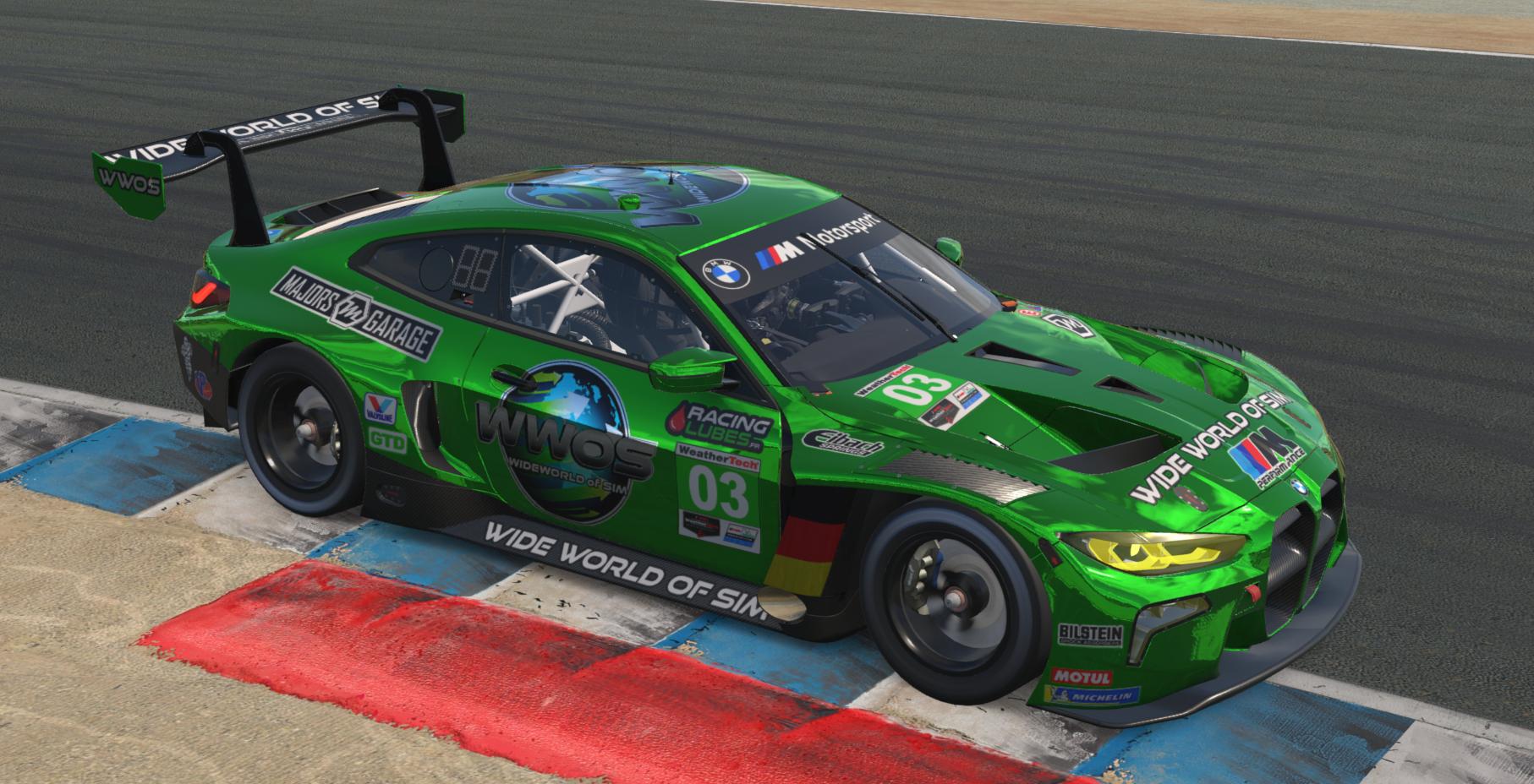 BMW M4 GT3 - IMSA - LIME GREEN by Scotty P. - Trading Paints