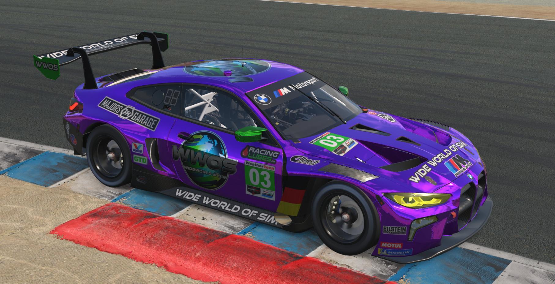 BMW M4 GT3 - IMSA - PURPLE by Scotty P. - Trading Paints
