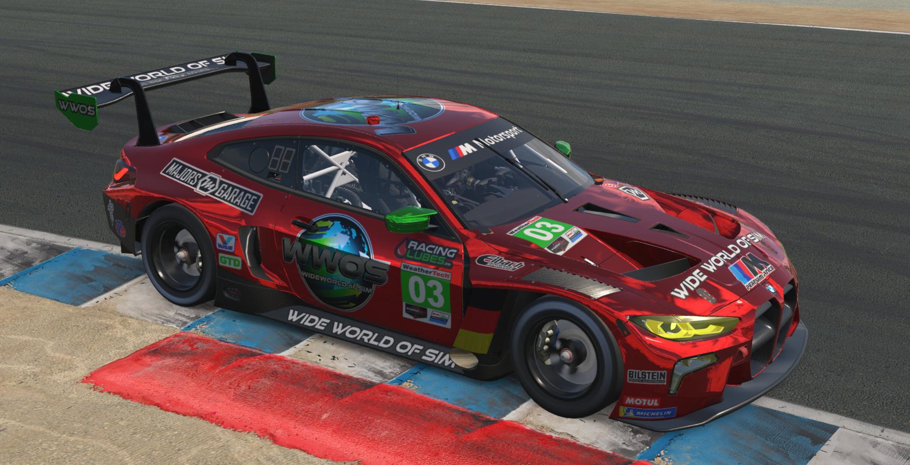BMW M4 GT3 - IMSA - RED by Scotty P. - Trading Paints