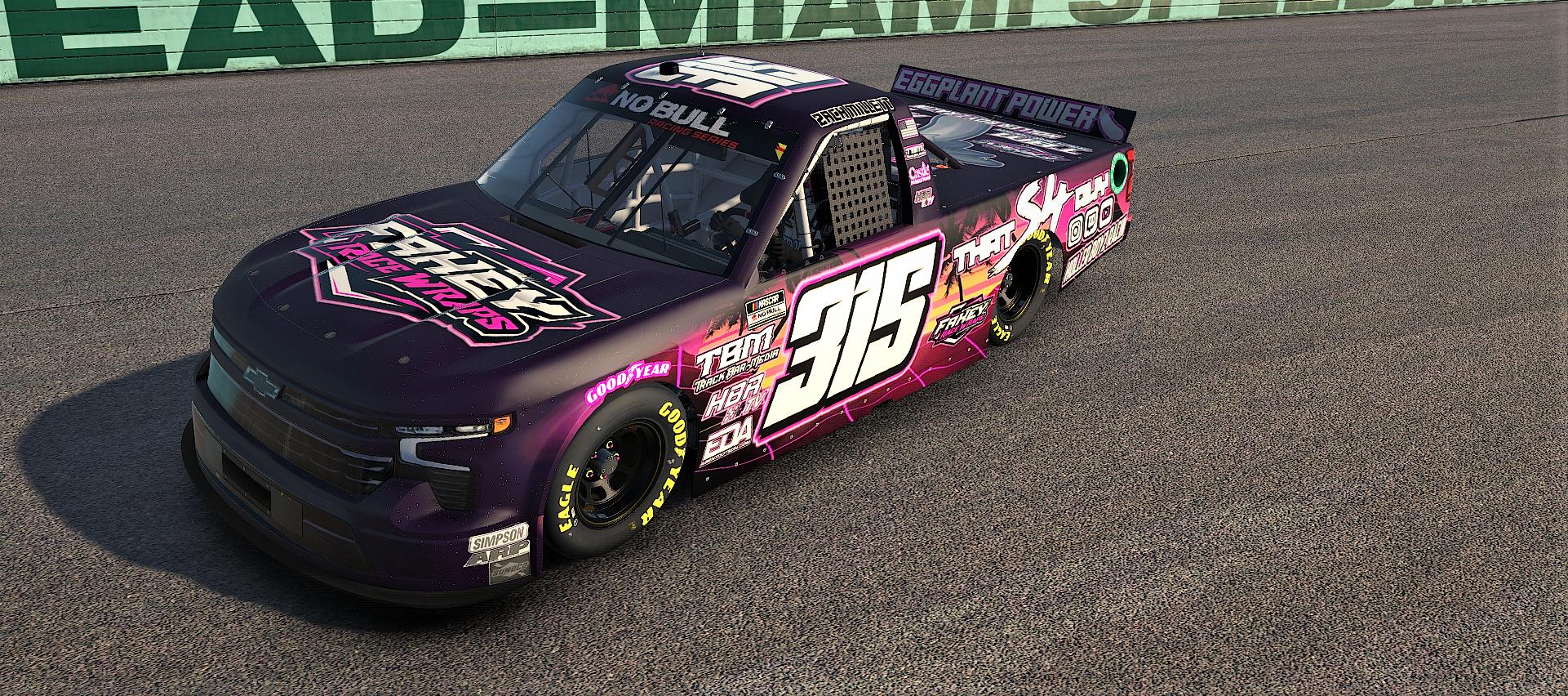 Zach Millett Miami Silverado by Mike Fahey - Trading Paints