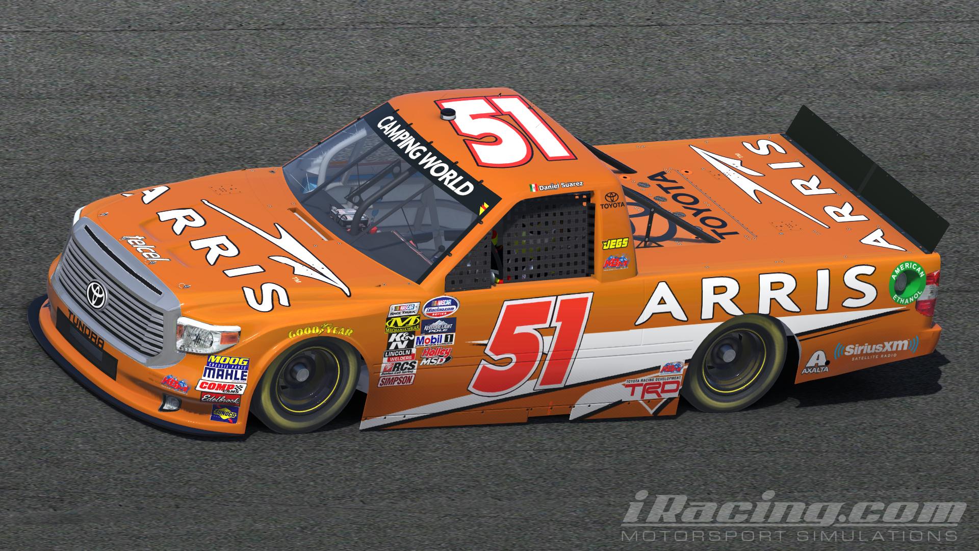 Daniel Suarez 2016 Arris Tundra by Adam Cheung - Trading Paints