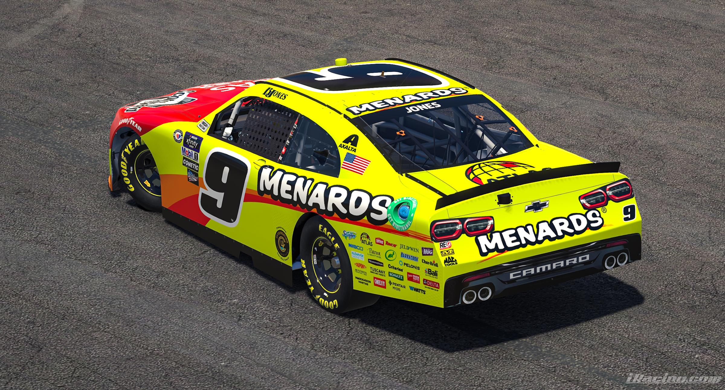 2023 Brandon Jones Menards Atlas Designer Shingles Camaro by Ryan A ...