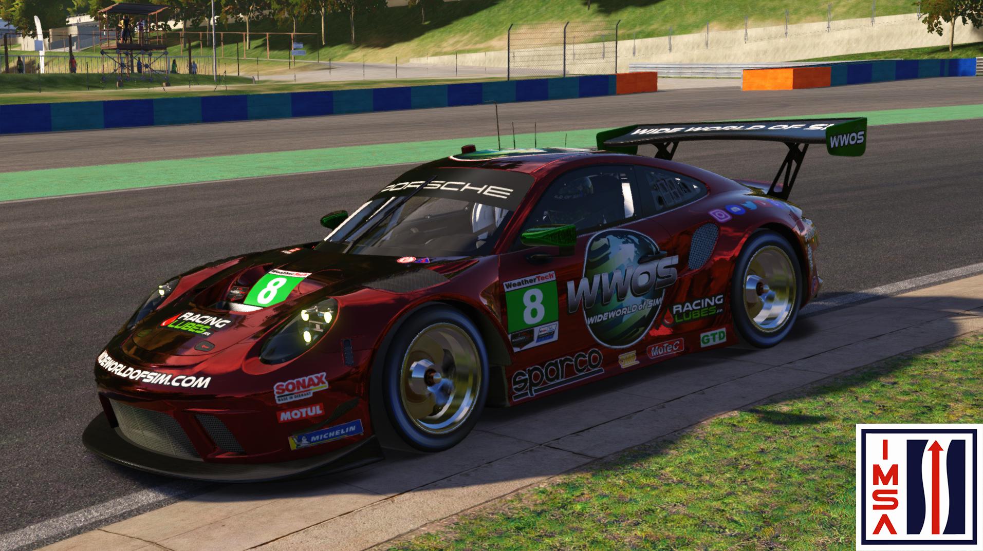 Porsche 911 GT3 R (991) IMSA - DARK RED by Scotty P. - Trading Paints
