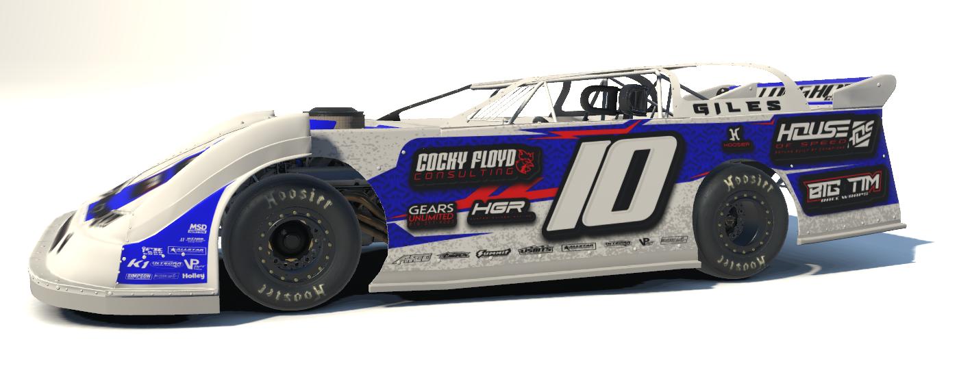 late model ty blue & white hos by Jaxson Reitzler - Trading Paints