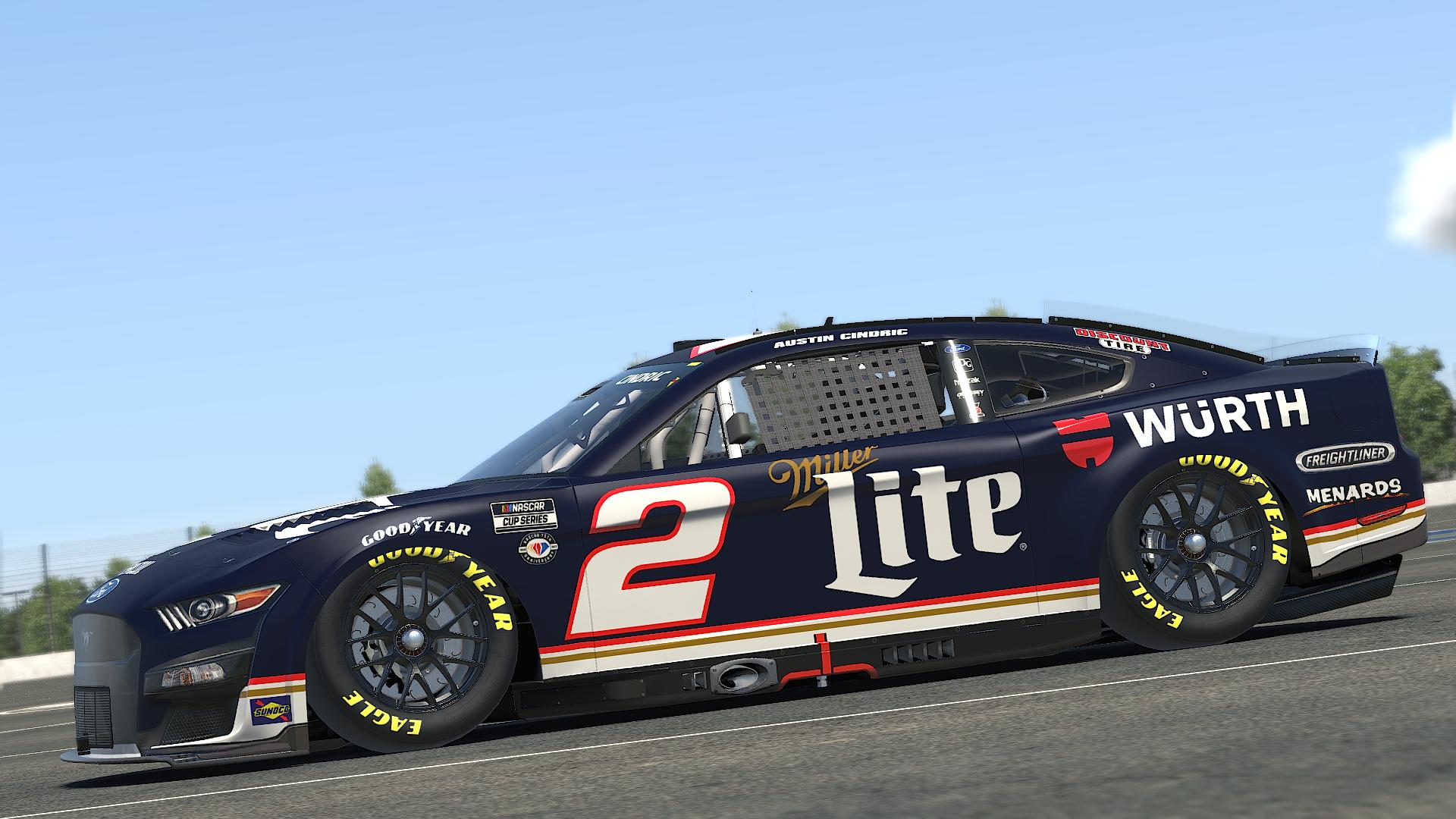 Austin Cindric Miller Lite Fantasy car (Blue Version) by David T ...