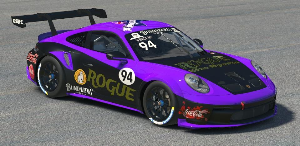 Porsche 911 Cup 992 ROGUE PURPLE by Rick Vincent - Trading Paints