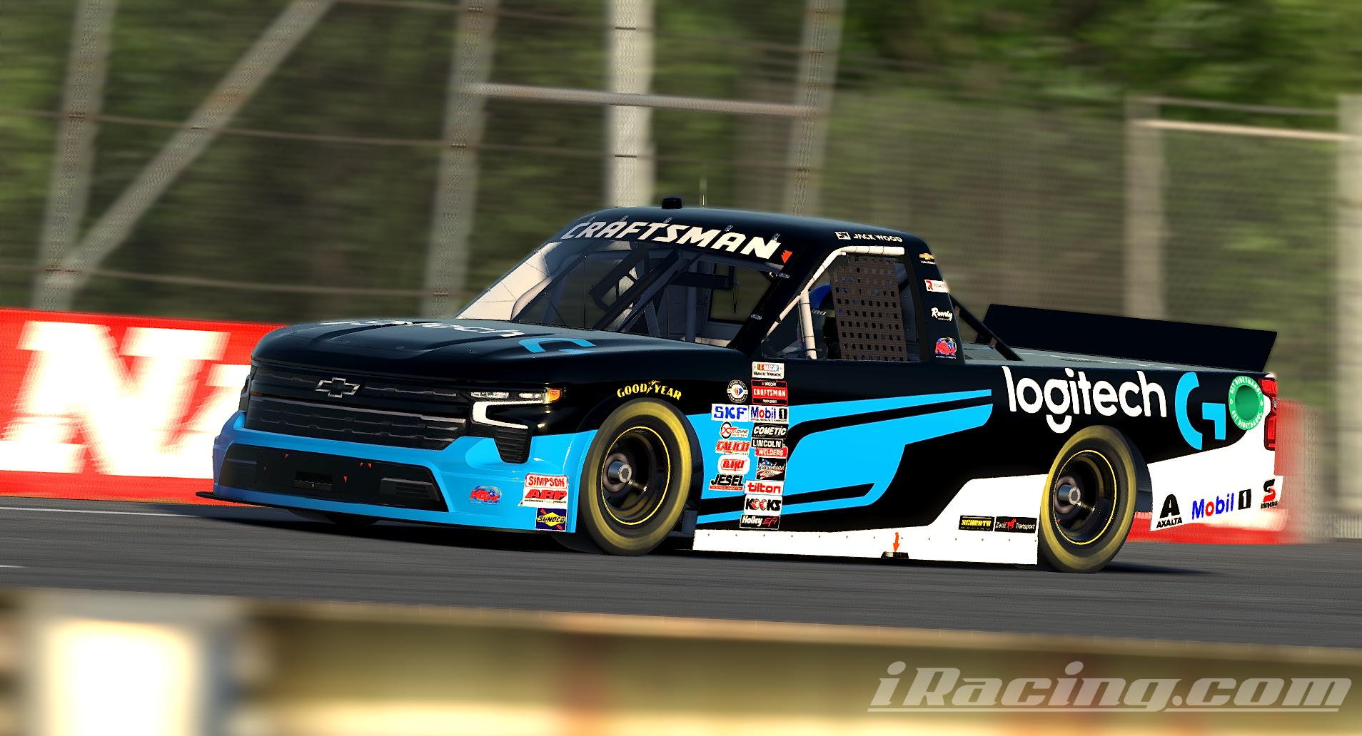 2023 Jack Wood - Logitech (No Numbers) by Jeff Bye Jr - Trading Paints