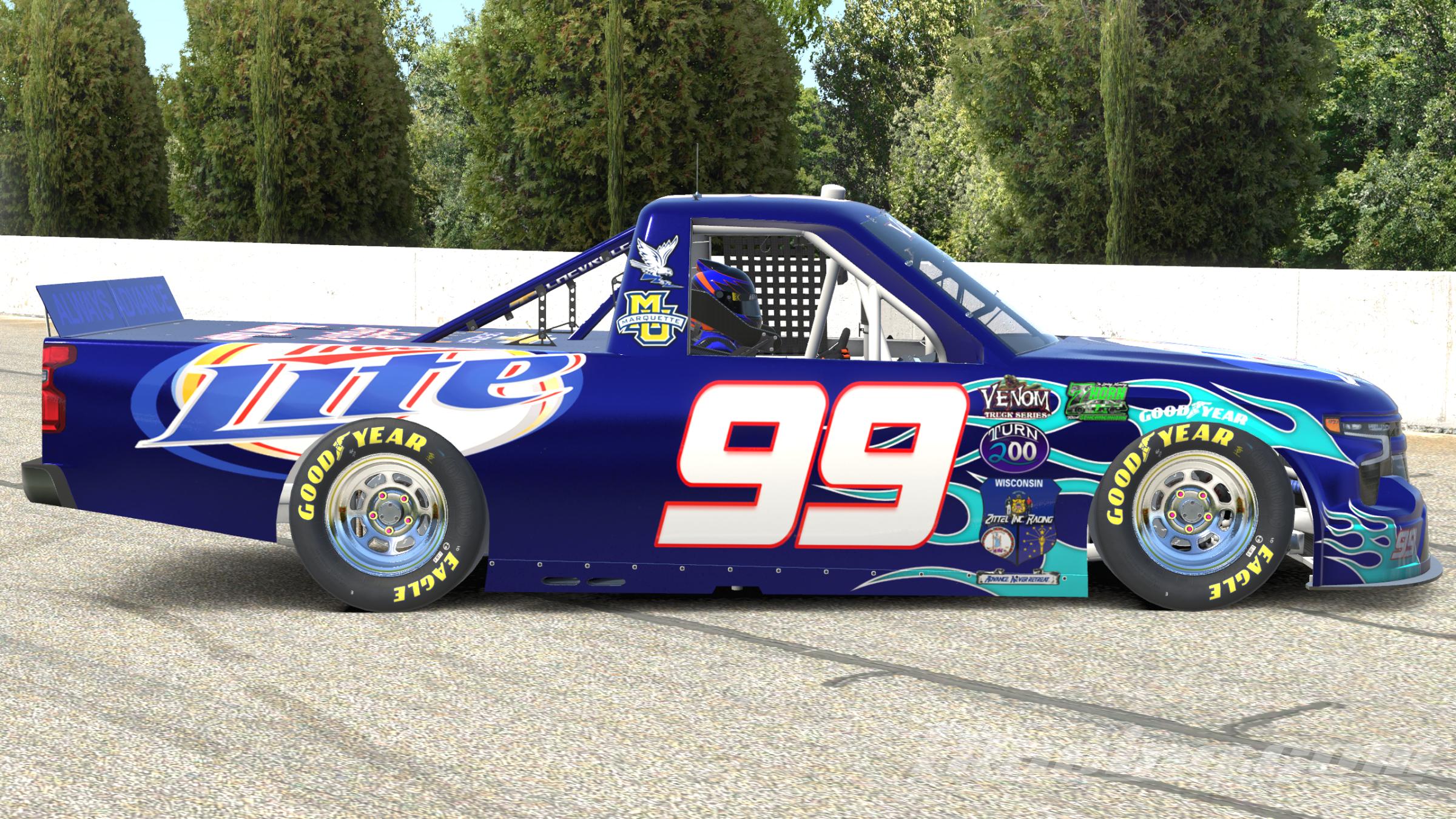 Miller Lite Venom Season 6 Silverado Custom #99 by Corey Rutherford ...