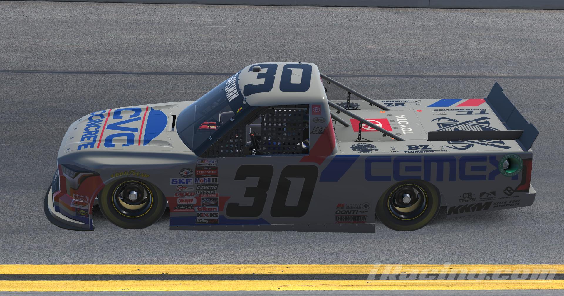 #30 Tanner Carrick 2023 CVC Concrete by Martin Roberg - Trading Paints