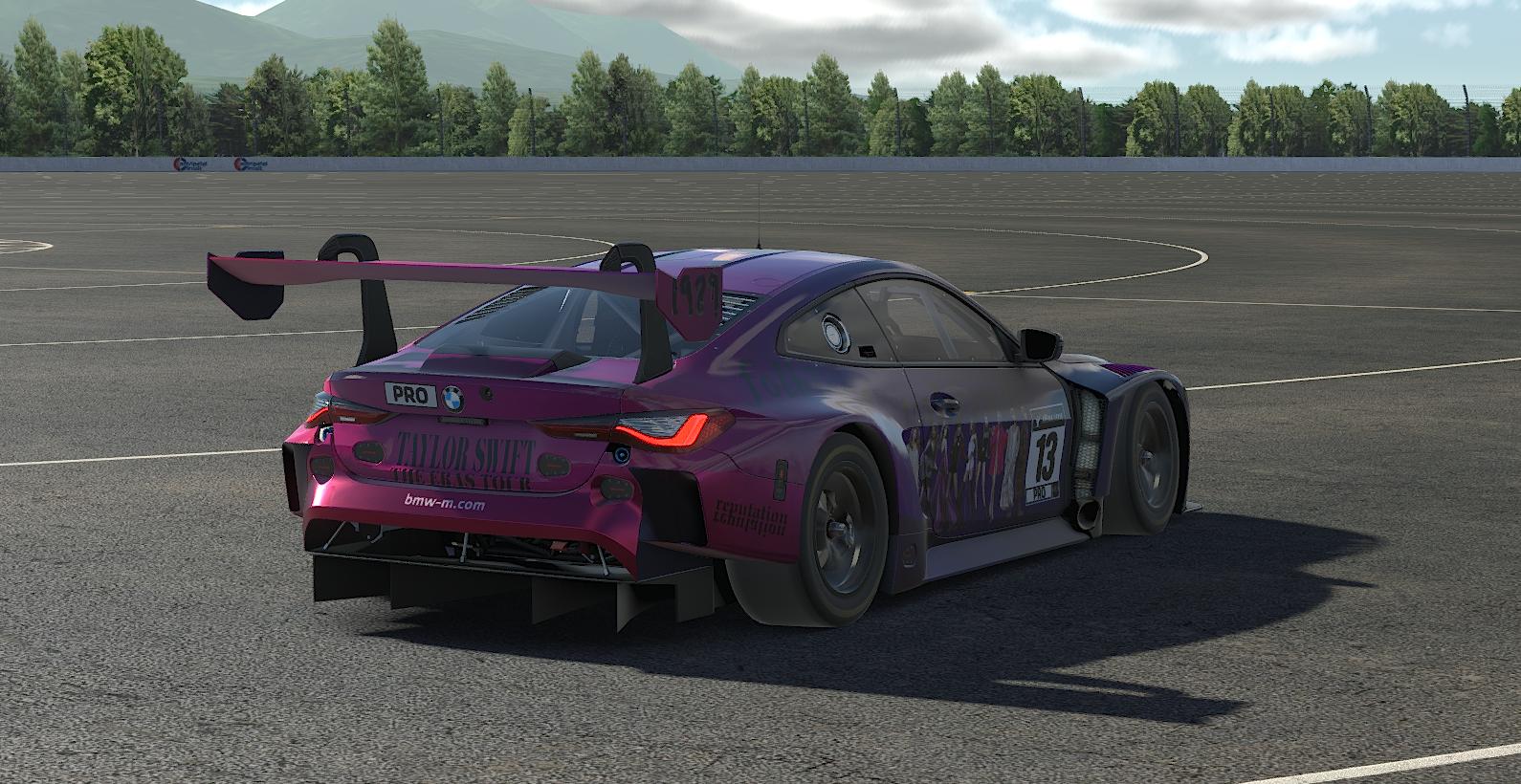 Taylor Swift Eras BMW M4 GT3 by Alex Duhr - Trading Paints