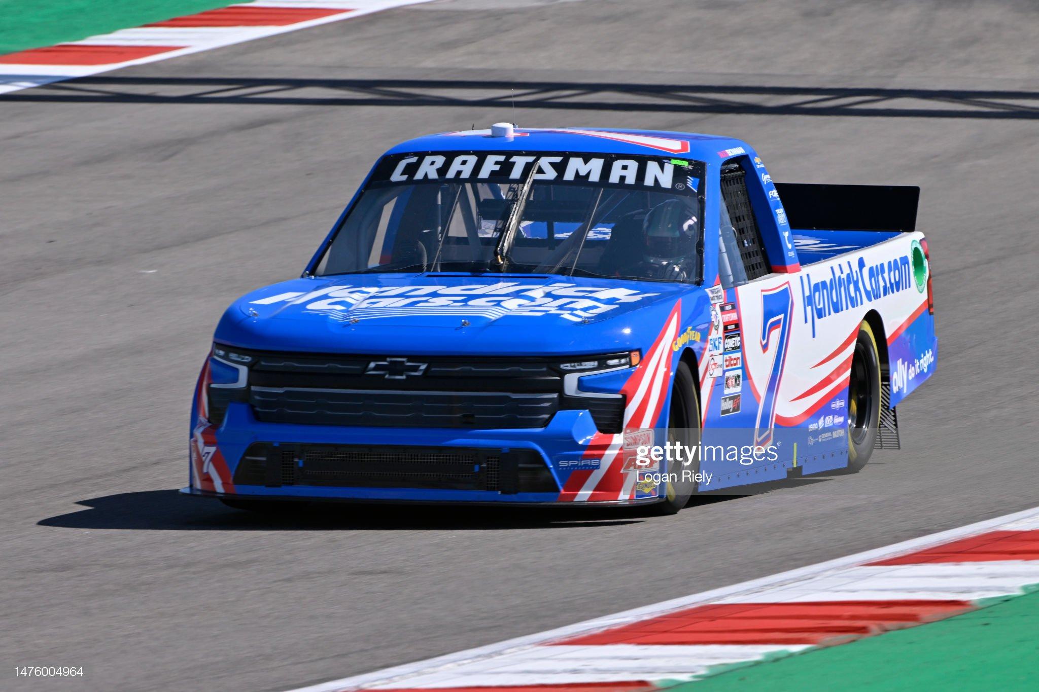 Alex Bowman #7 Hendrick Cars 2023 NASCAR Craftsman Truck Series With ...