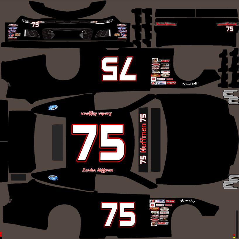 landon huffman 2021 repicla by Brody Wakefield - Trading Paints