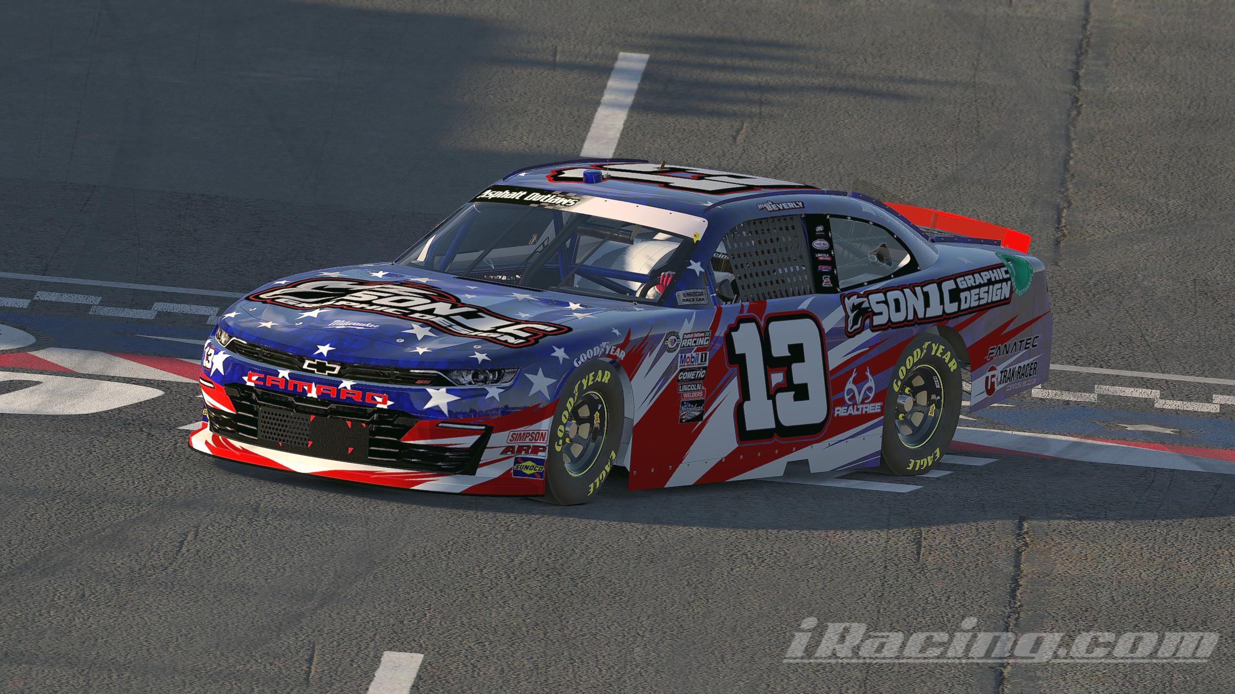 son1c graphic design asphalt outlaws by Nathan C. - Trading Paints