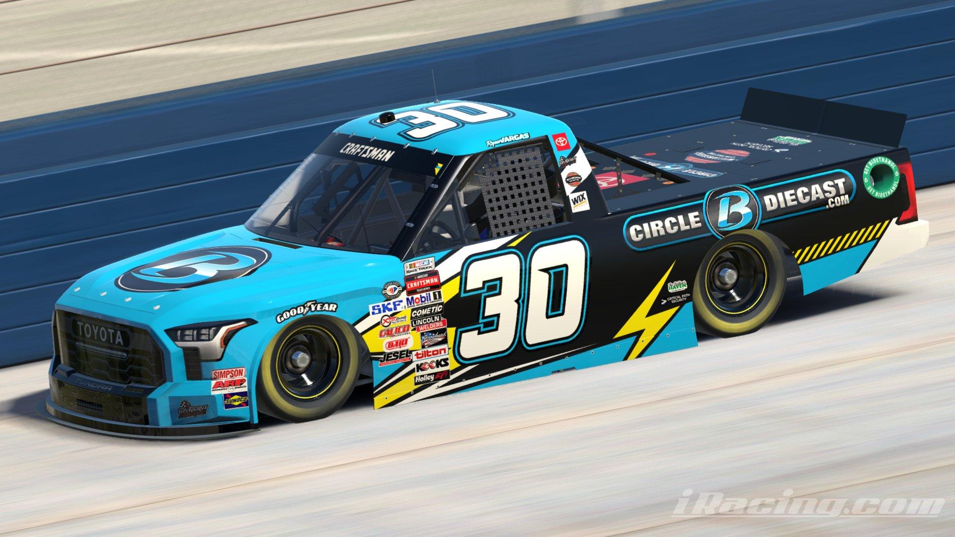 [CONCEPT] Ryan Vargas x CircleBDiecast 2023 #30 by Oscar Enriquez - Trading Paints