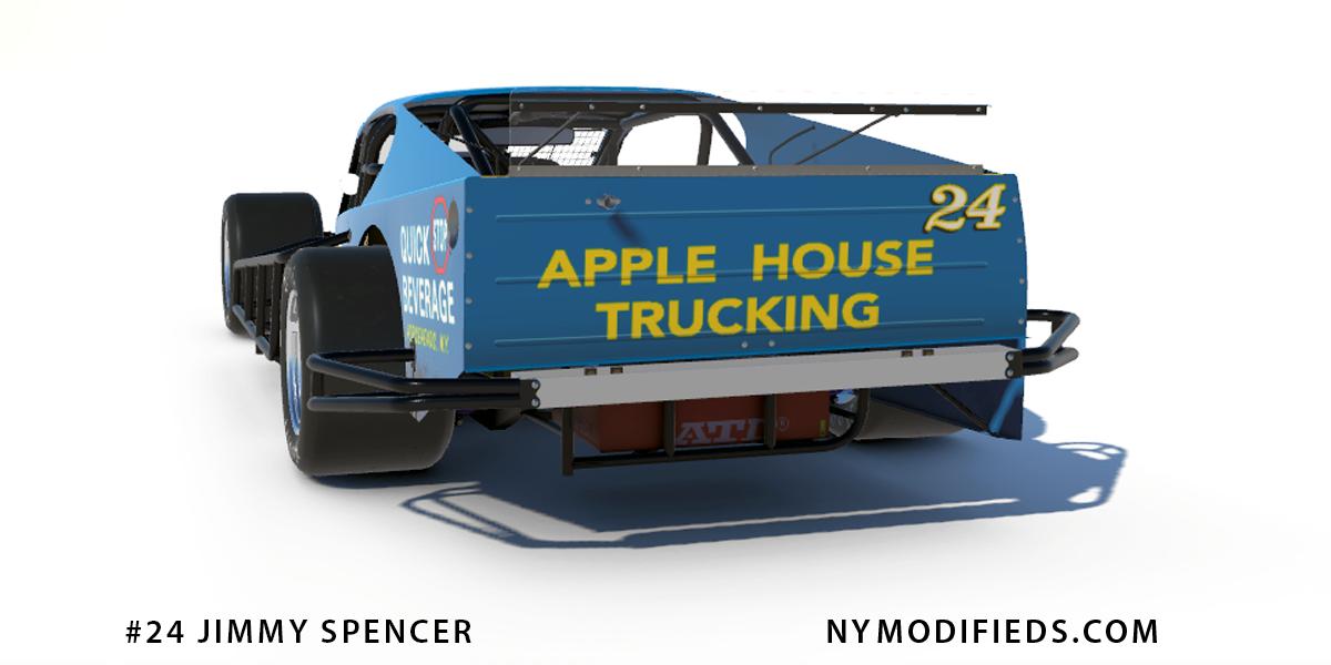 #24 Spencer SK Mod by Donald Fish Fischer - Trading Paints