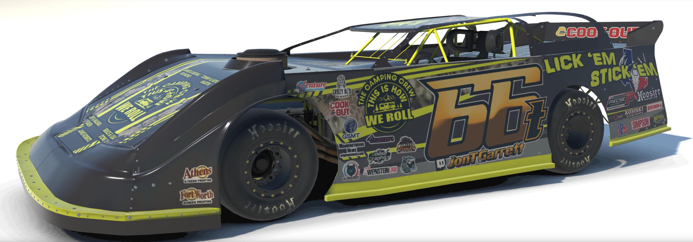 Jon Garrett 66t Dirt Late Model Pro Lick em Stick em by Jon Gutekunst ...