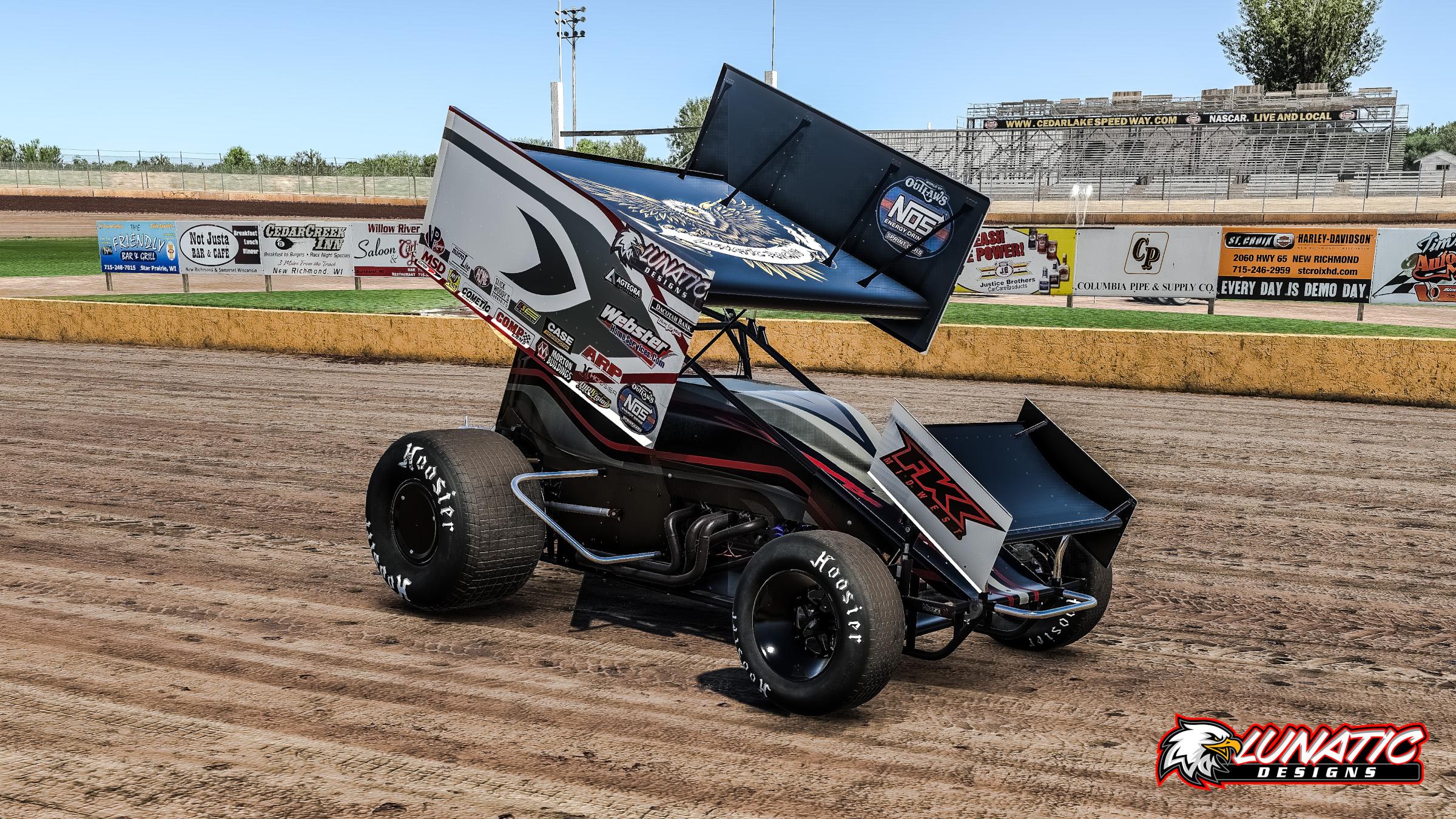 Lunatic Racing Base Sprint Car by Keagan B. - Trading Paints