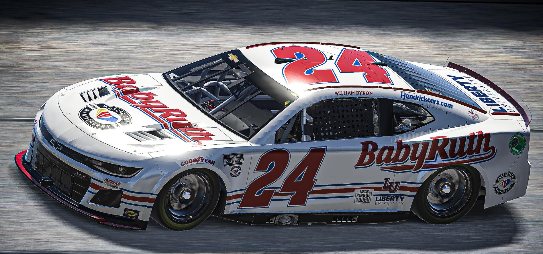 Baby Ruth #24 Throwback by James R Bomar - Trading Paints