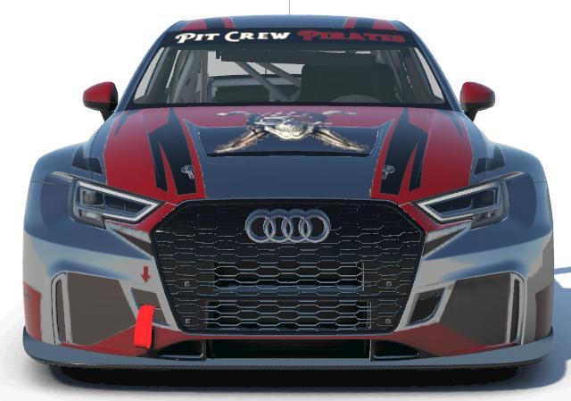 Audi RS3 LMS Pit Crew Pirates by Jeremy Morrison - Trading Paints