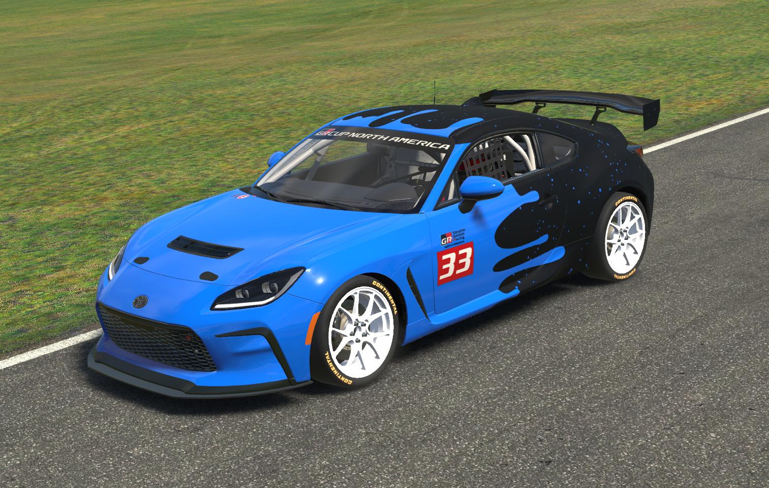 GR86 - paint drips - blue by Curtis Byers - Trading Paints