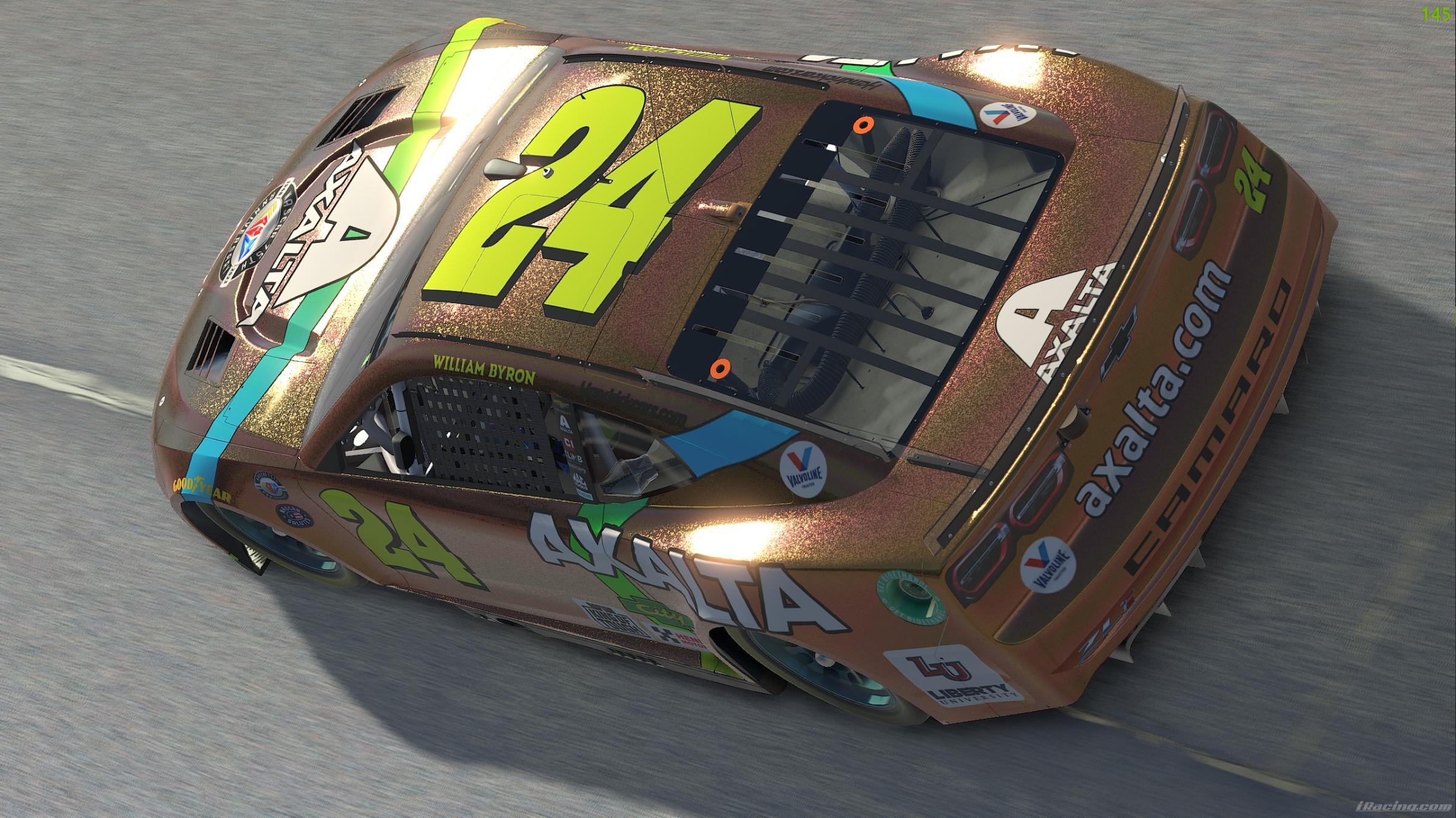 2023 William Byron Chromalusion Throwback Replica by Jesse Abraham ...