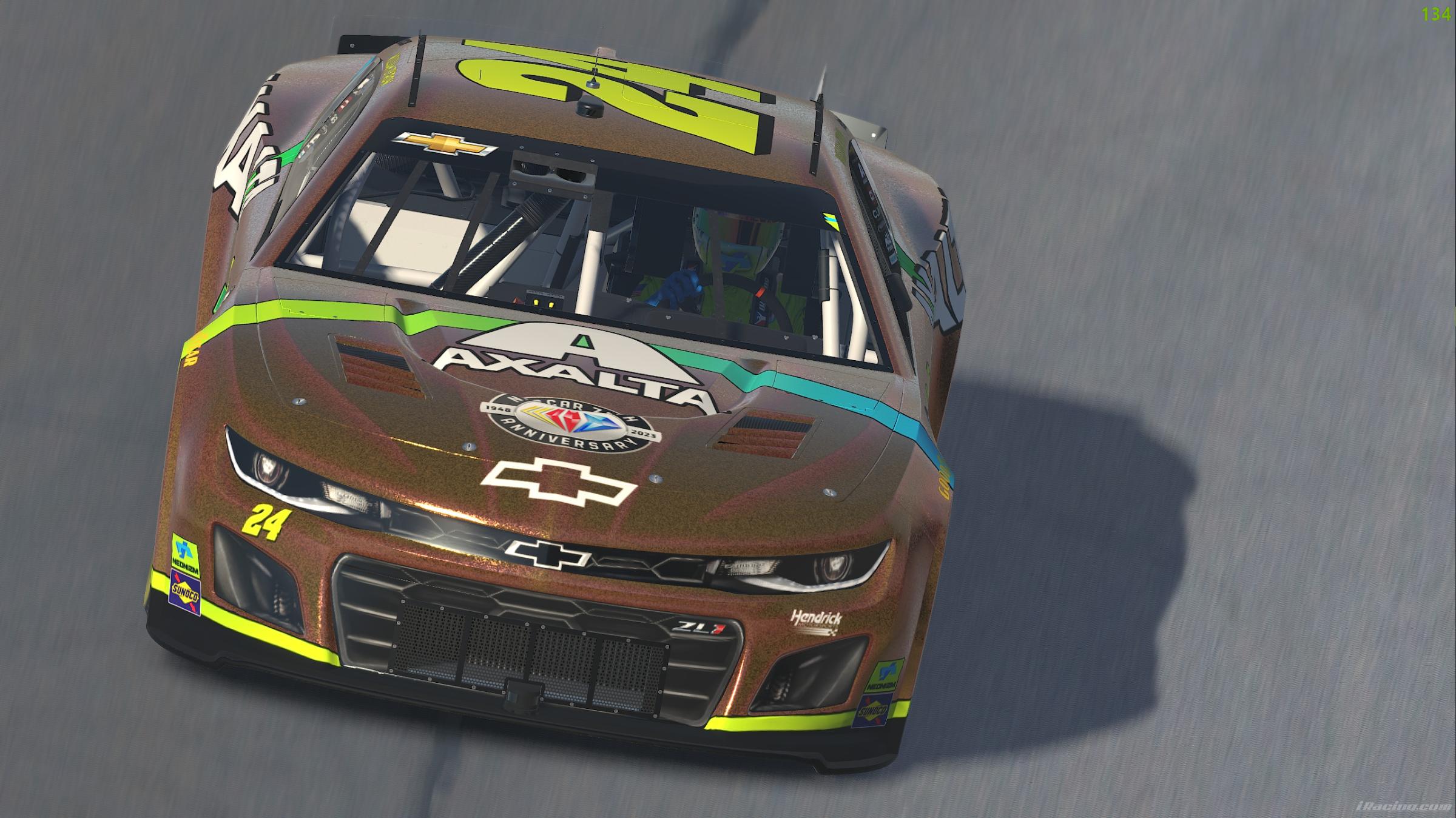 2023 William Byron Chromalusion Throwback Replica by Jesse Abraham ...