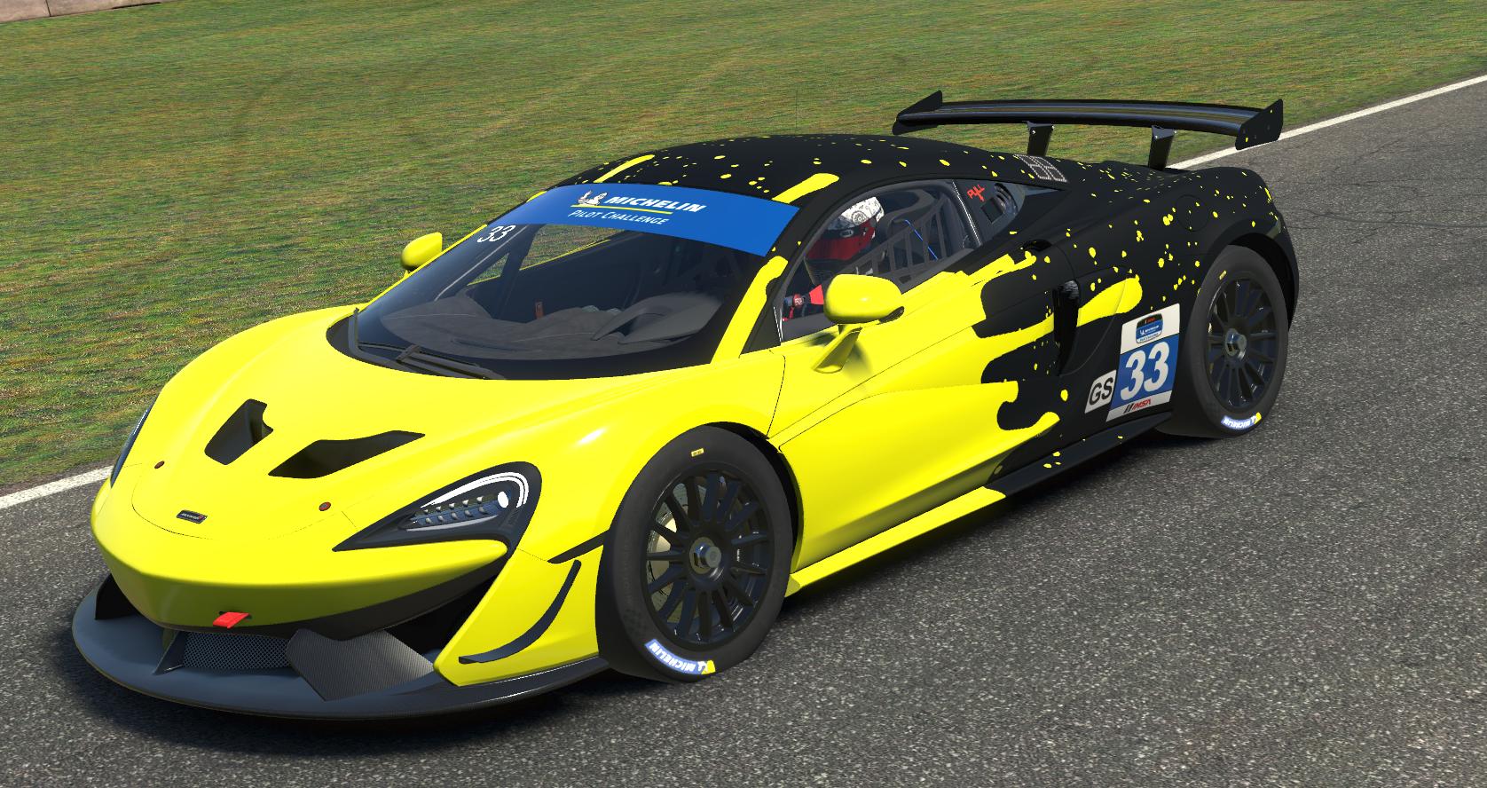 570S - paint drips - yellow by Curtis Byers - Trading Paints