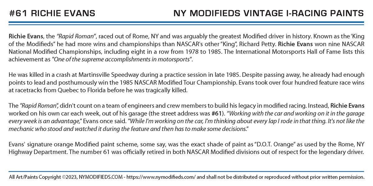 #61 Evans SK Mod by Donald Fish Fischer - Trading Paints