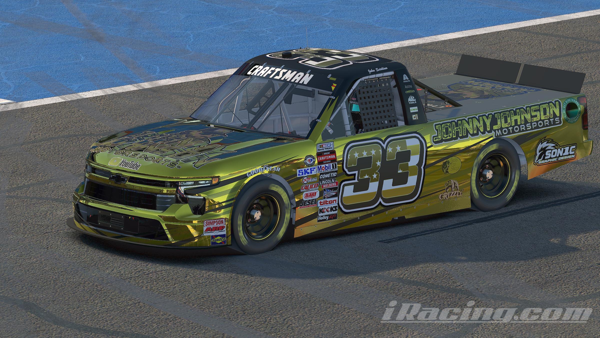 johnny johnson motorsports son1c graphic design by Nathan C. - Trading ...