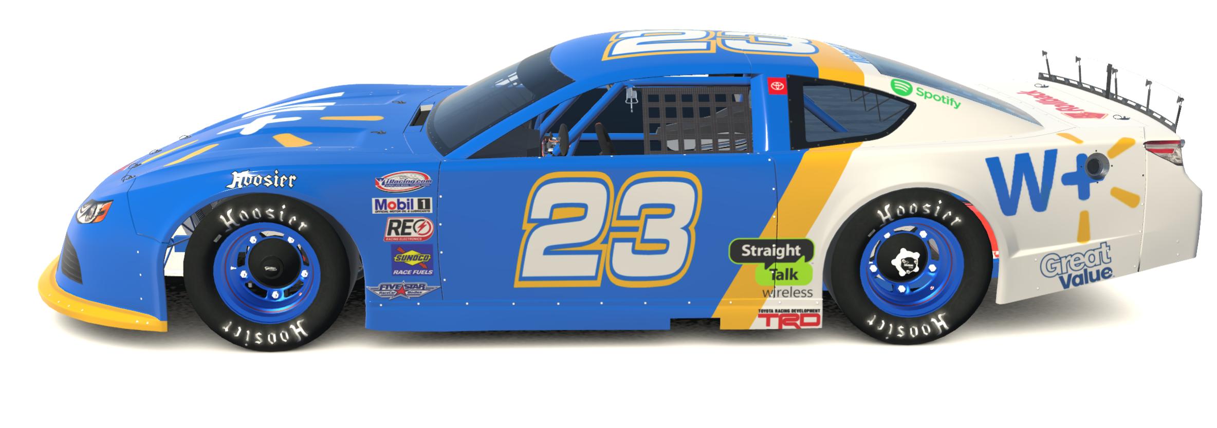 Super Late Model Walmart + Toyota 2023 by Johnny McNamara - Trading Paints
