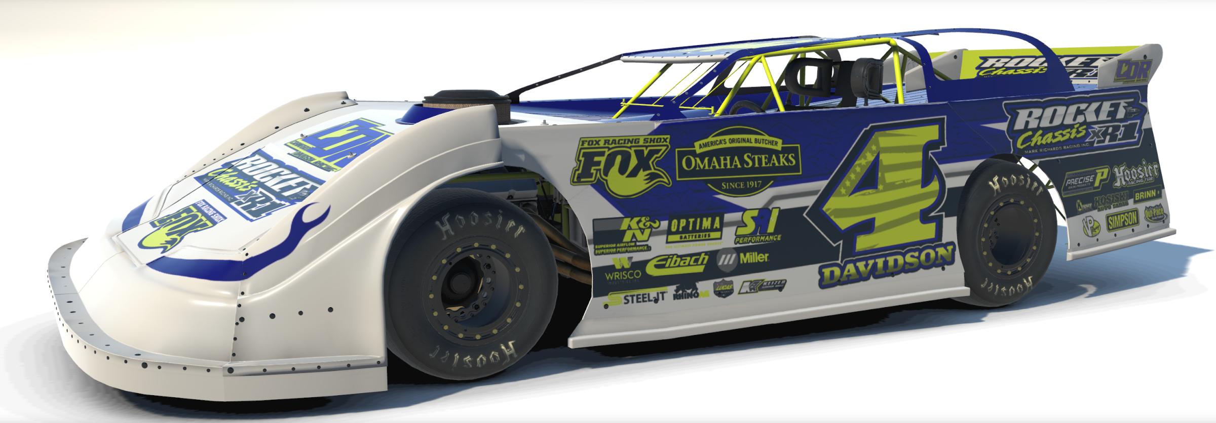 Pierson Davidson #4 Rocket Chassis Dirt Late Model by Jon Gutekunst ...