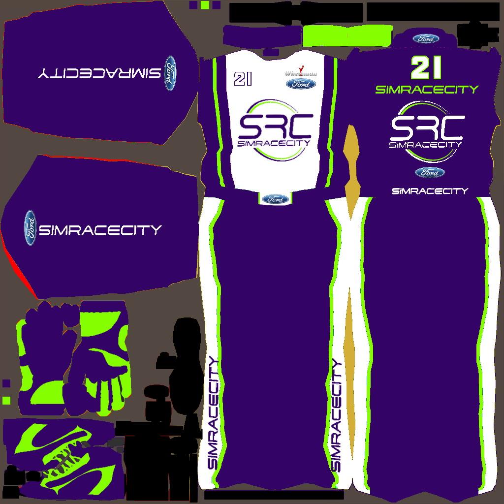 SimRaceCity.com Firesuit by JW Salyers - Trading Paints