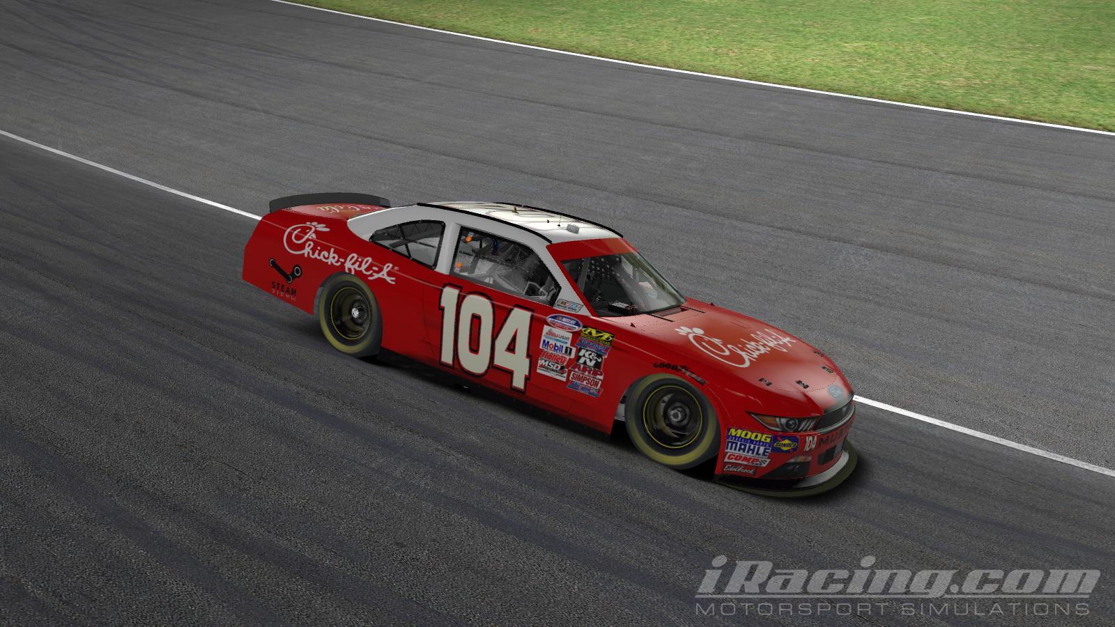 Chick-fil-a Ford Mustang Class B 2013 (2) by Chip Dickert - Trading Paints