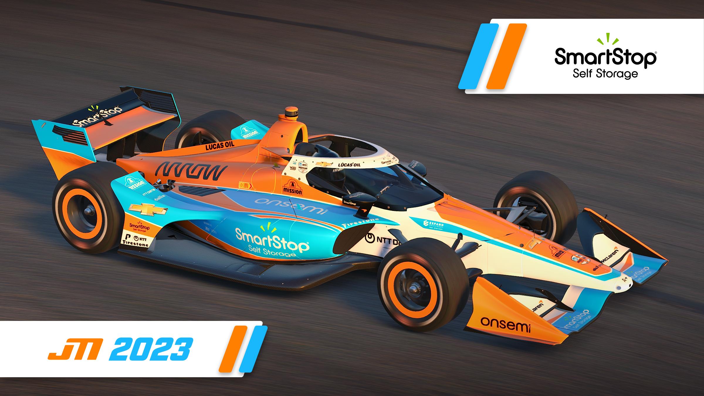 2023 Felix Rosenqvist SmartStop Self Storage Dallara IR18 by Jeff ...