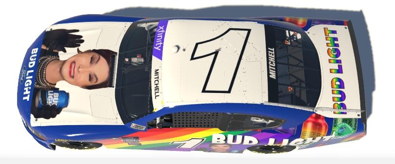 Bud Light LGBTQ Tribute Car by Michael M. - Trading Paints