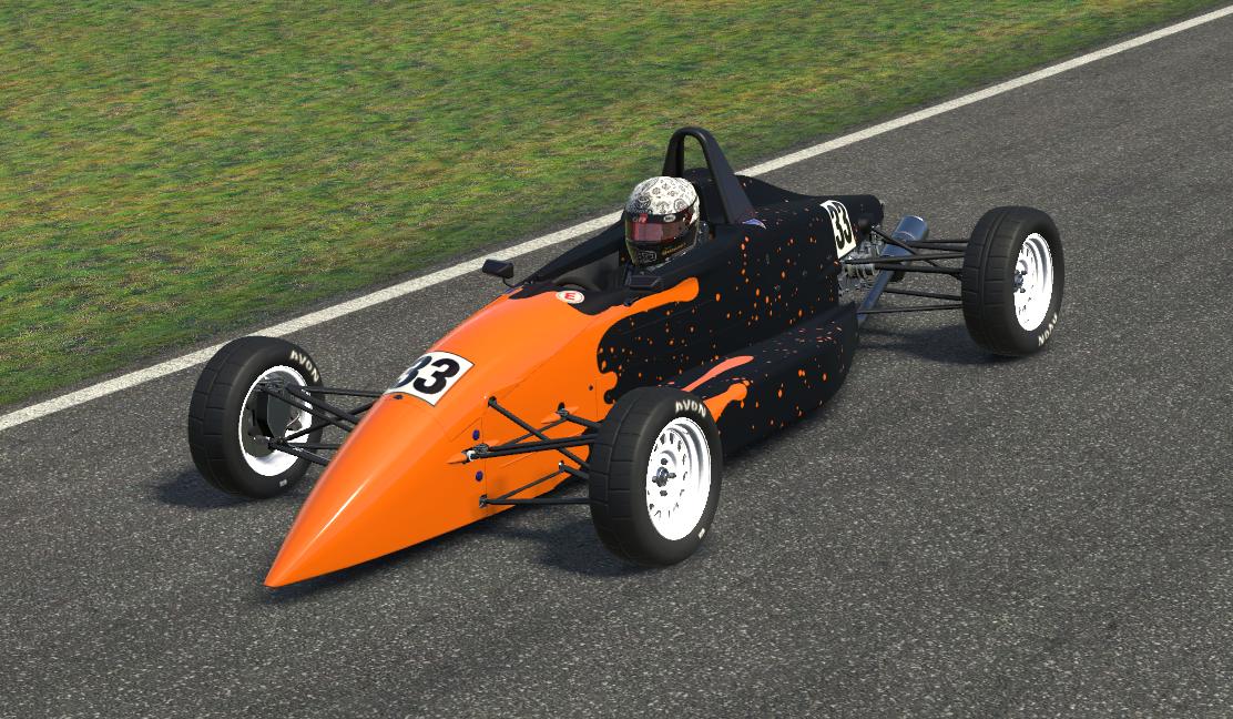 FF1600 - paint drips - orange by Curtis Byers - Trading Paints