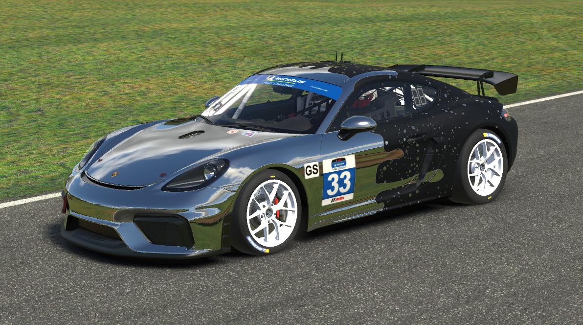 718 GT4 - paint drips - silver by Curtis Byers - Trading Paints