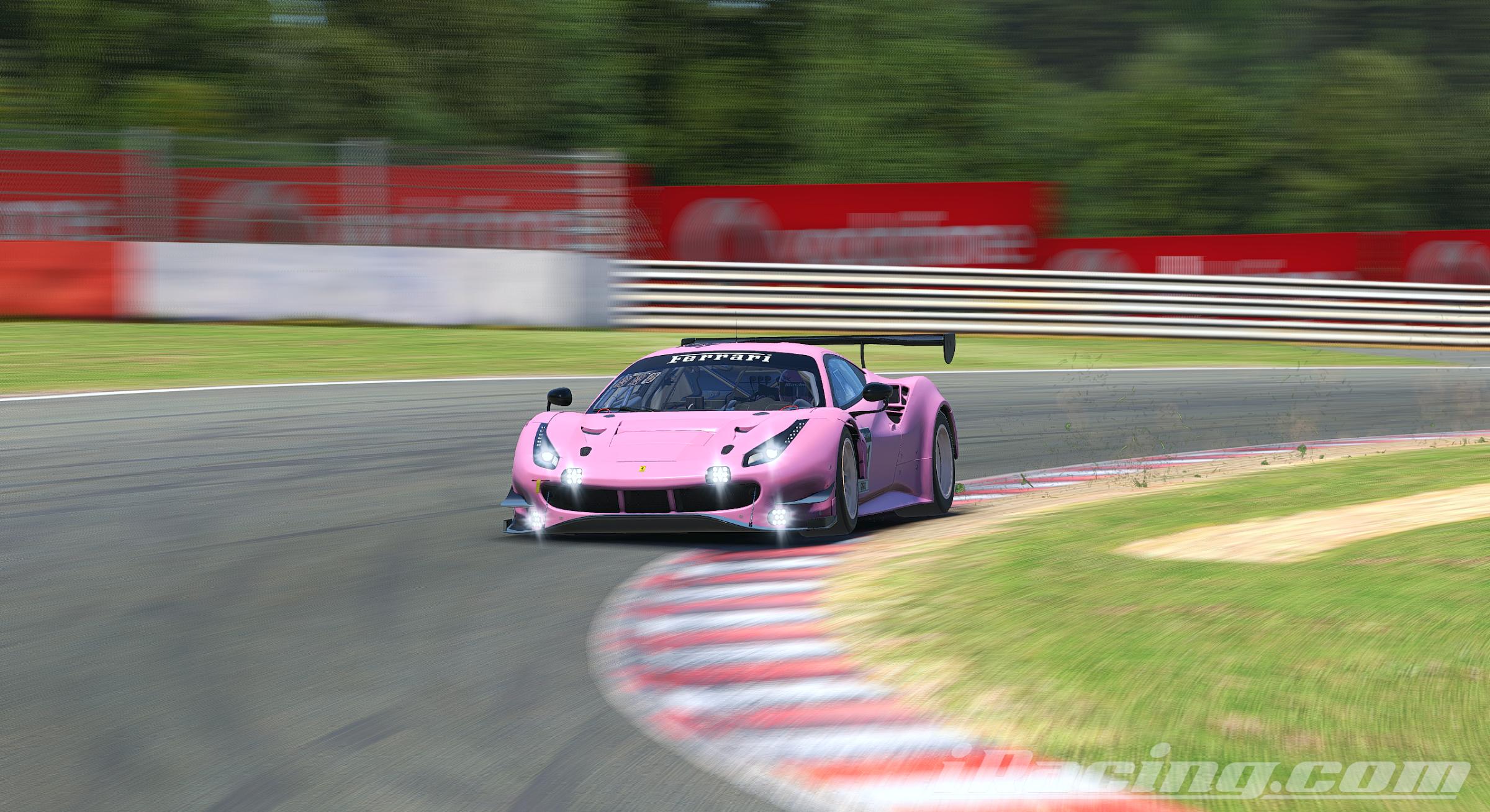 Pink Ferrari 488 GT3 Evo 2020 by Ali Berk Can - Trading Paints