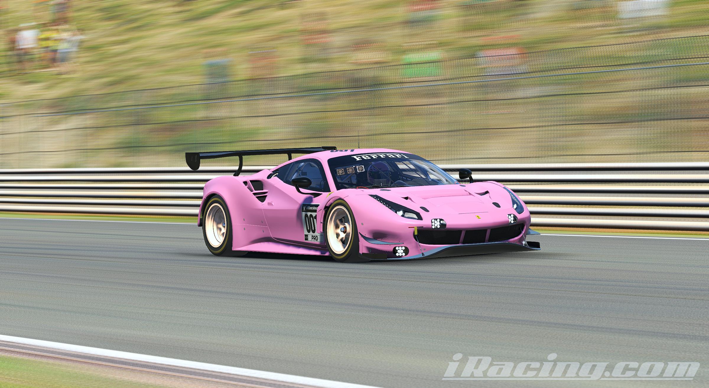 Pink Ferrari 488 GT3 Evo 2020 by Ali Berk Can - Trading Paints