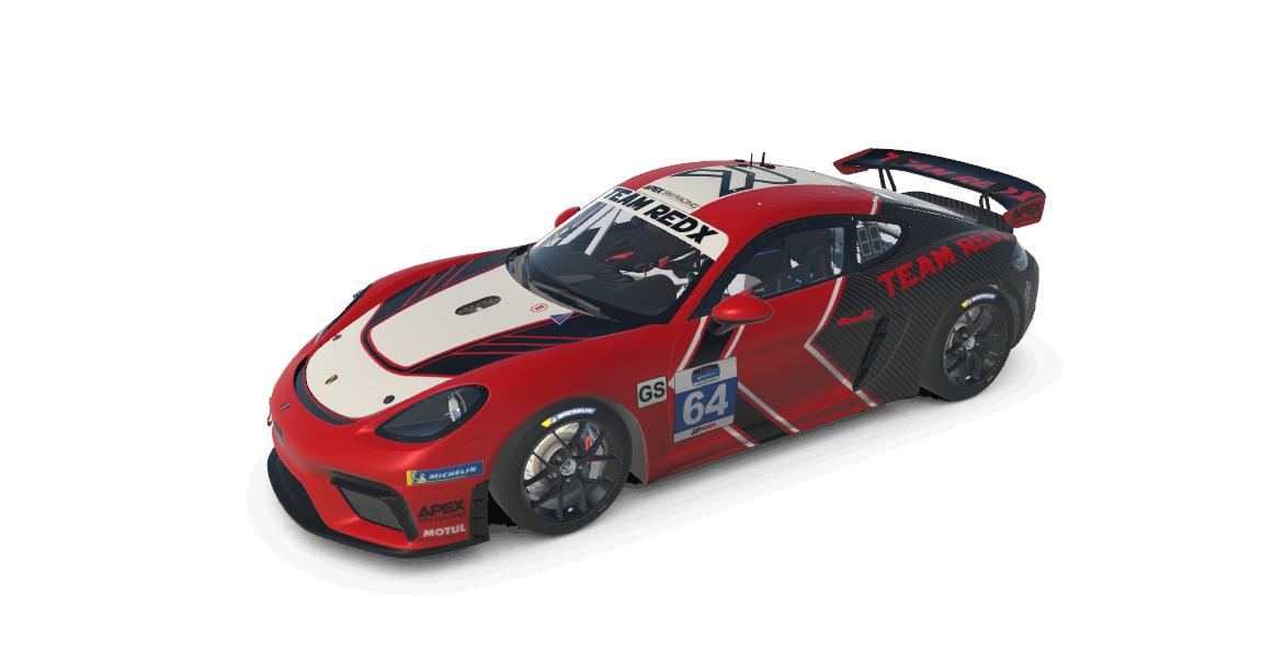 Team RedX - Porsche GT4 by Jonas J. - Trading Paints
