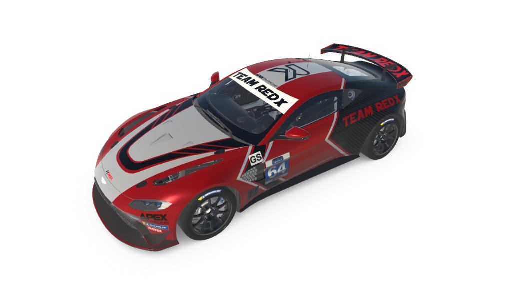 Team RedX - Aston Martin GT4 by Jonas J. - Trading Paints